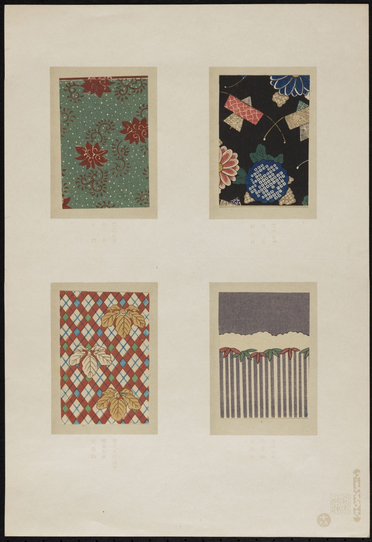 Tesori d'archivio: i pattern delle stampe Ukiyo-e | Frizzifrizzi